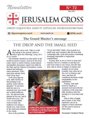 Information about the Equestrian Order of the Holy Sepulchre of ...